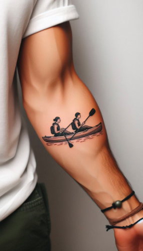 Kayaking Tattoos For Women: 18 Beautiful Designs To Represent Your Love ...